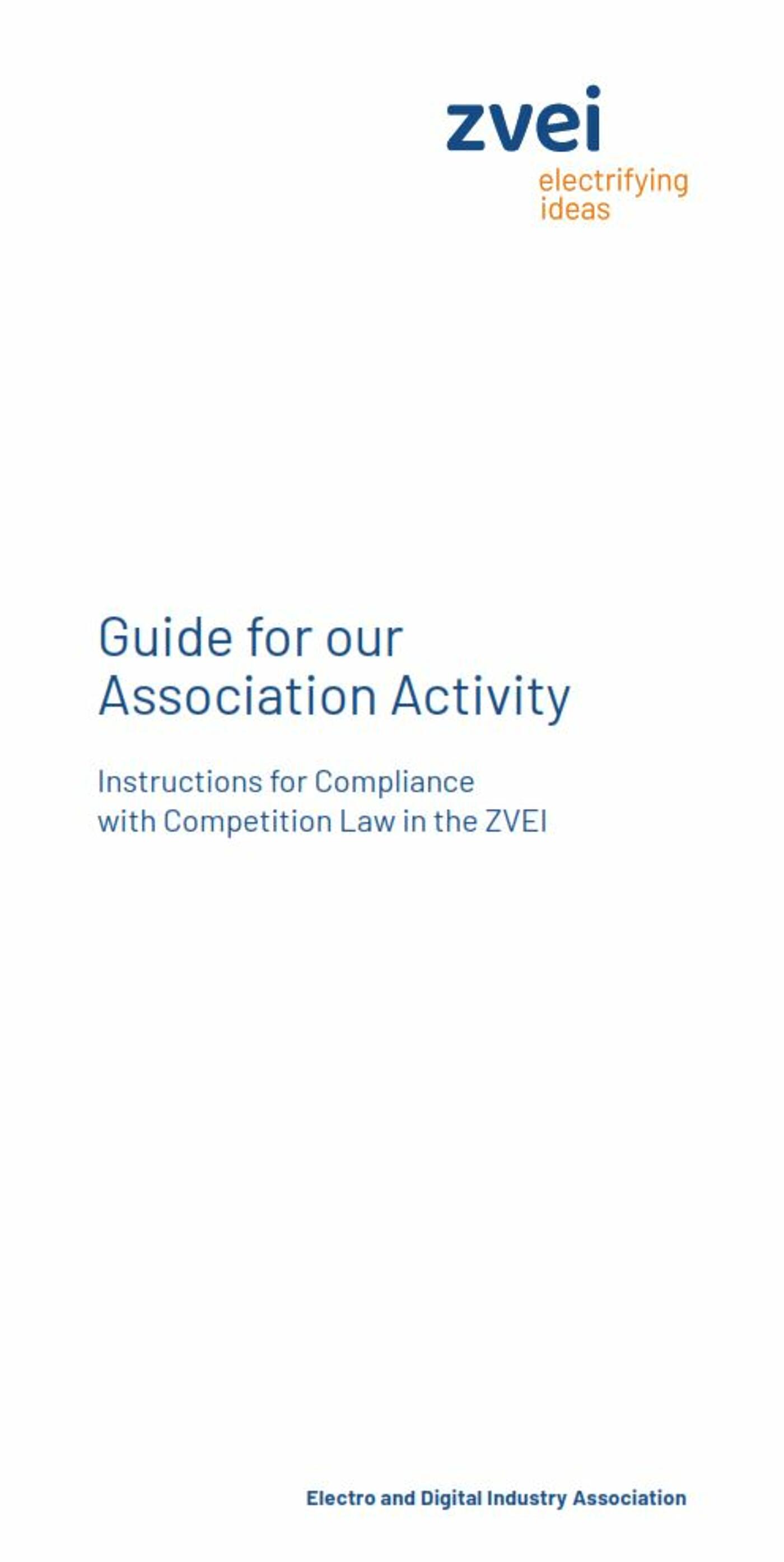 Guide for our Association Activity - Instructions for Compliance with ...