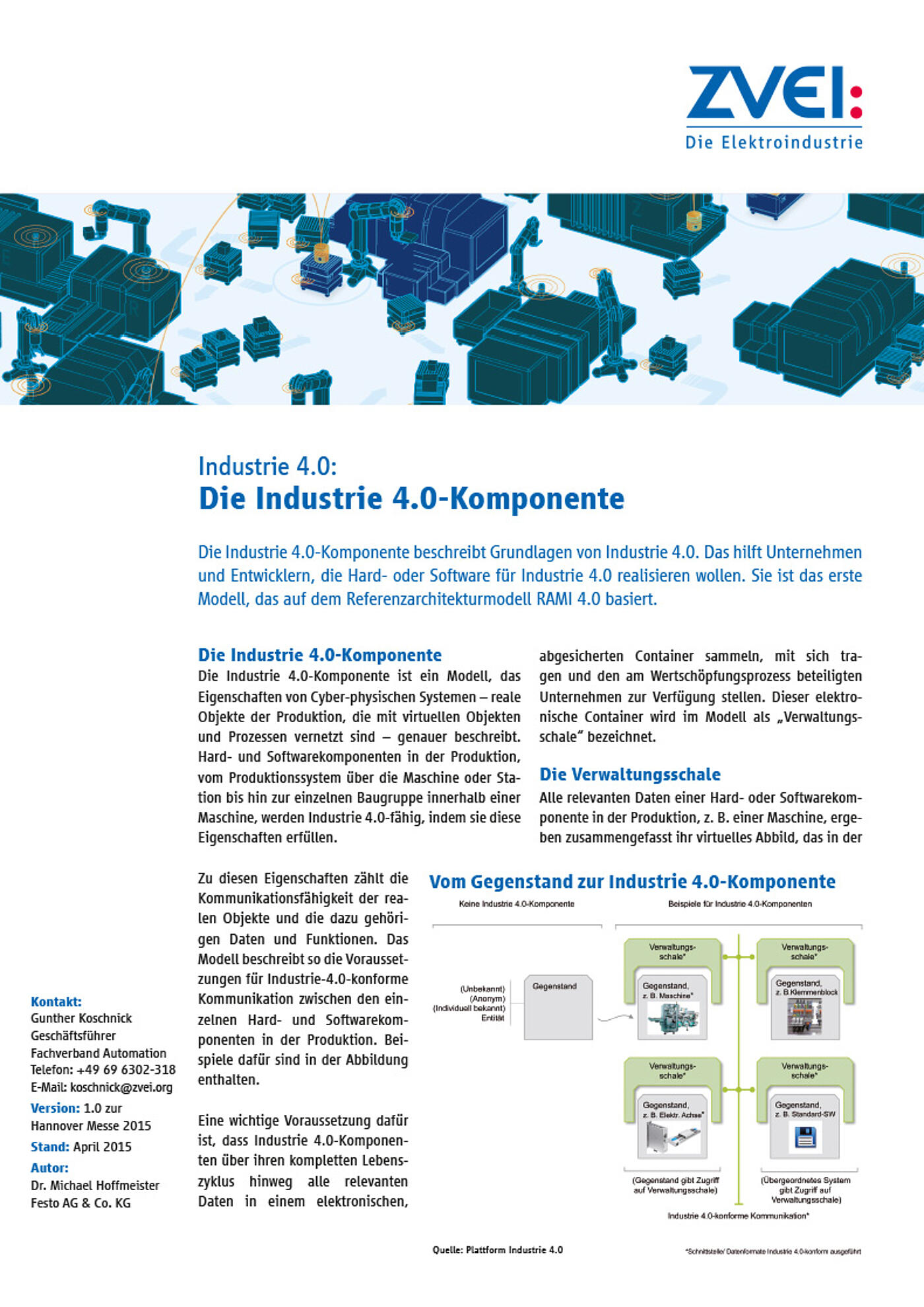 Die Industrie 4.0-Komponente