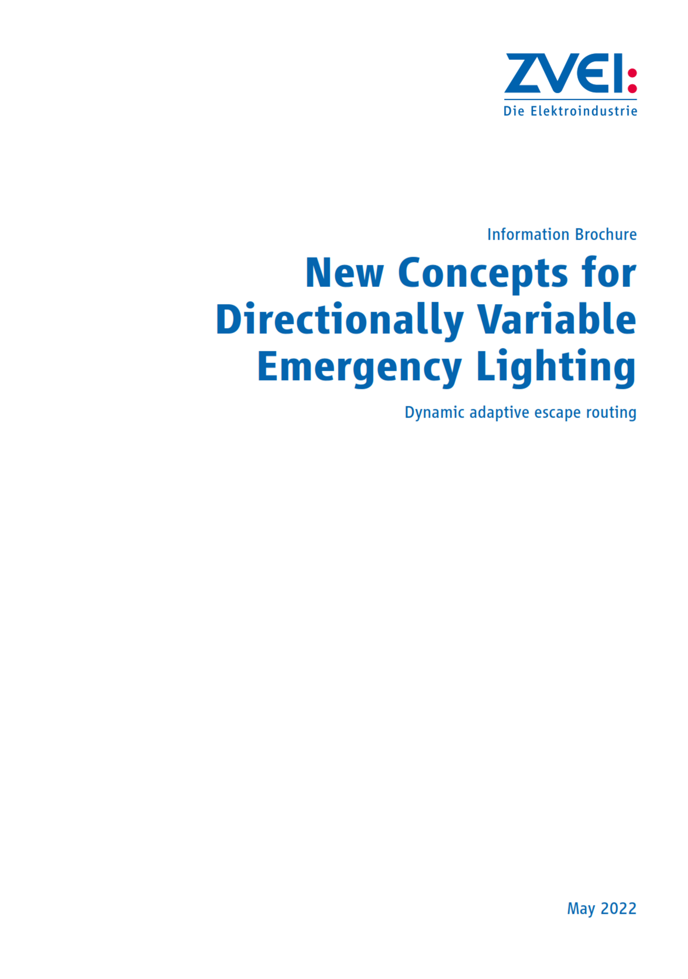 ZVEI-White Paper New Concepts for Directionally Variable Emergency Lighting